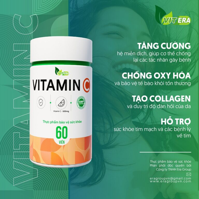 Vitamin C Vitera 60 Viên - Vitera