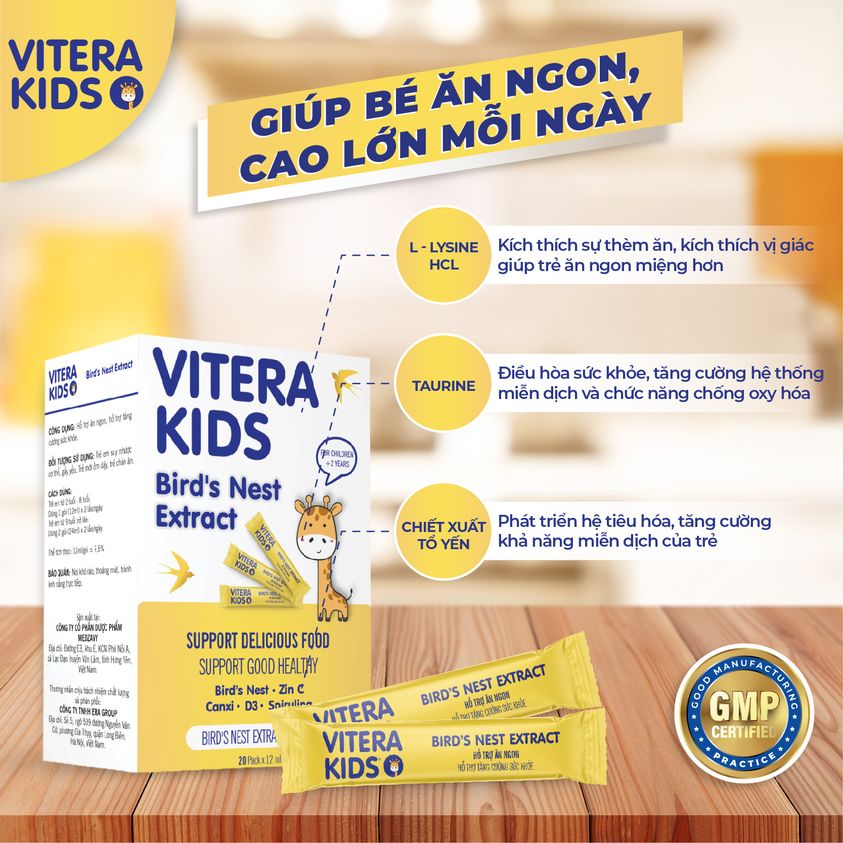 Thạch Tổ Yến ViteraKids - Vitera